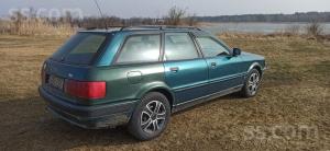 Green Audi 80 1993 in Riga, with an engine capacity of 2.00 L and mileage of 265 thousand km for 450 €, photo 3 on AUTOMOTO.COM.LV