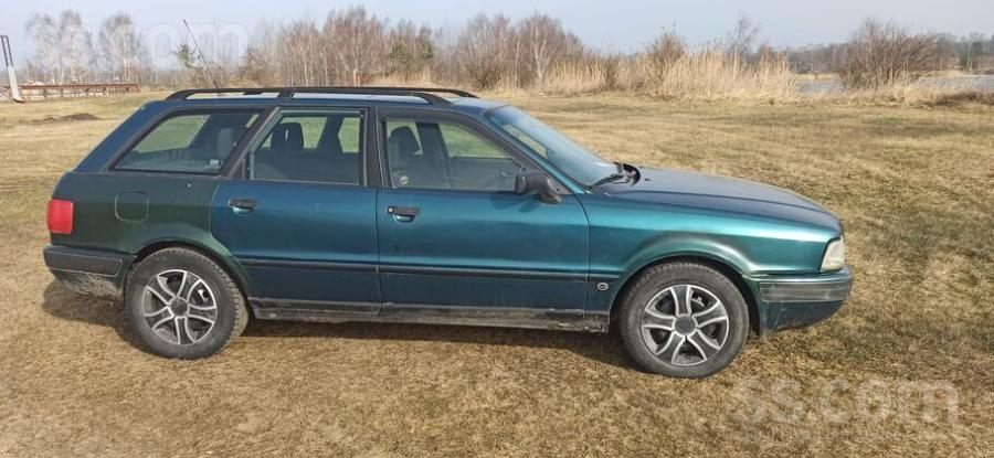Green Audi 80 1993 in Riga, with an engine capacity of 2.00 L and mileage of 265 thousand km for 450 €, photo 4 on AUTOMOTO.COM.LV