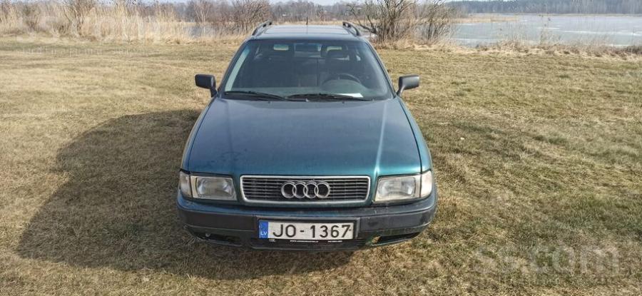 Green Audi 80 1993 in Riga, with an engine capacity of 2.00 L and mileage of 265 thousand km for 450 €, photo 6 on AUTOMOTO.COM.LV