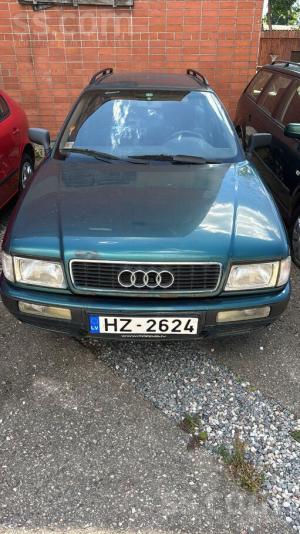 Зеленый Ауди 80 1993 в Тукумс, объемом двигателя 1.90 л и пробегом 523 тыс. км за 250 €, фото  на AUTOMOTO.COM.LV