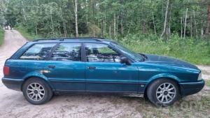 Green Audi 80 1993 in Riga, with an engine capacity of 1.90 L and mileage of 0 thousand km for 530 €, photo  on AUTOMOTO.COM.LV