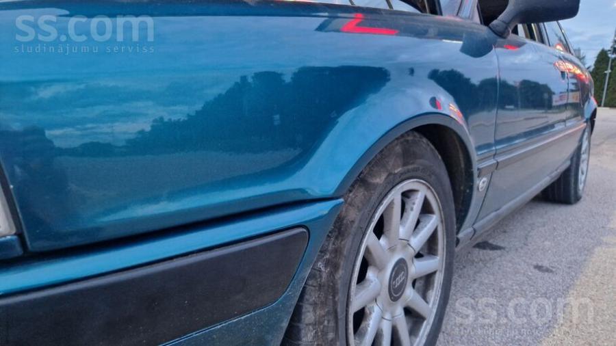 Green Audi 80 1993 in Riga, with an engine capacity of 1.90 L and mileage of 0 thousand km for 530 €, photo 6 on AUTOMOTO.COM.LV