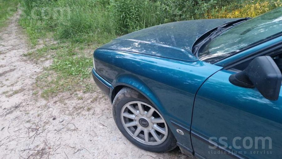 Green Audi 80 1993 in Riga, with an engine capacity of 1.90 L and mileage of 0 thousand km for 530 €, photo 7 on AUTOMOTO.COM.LV