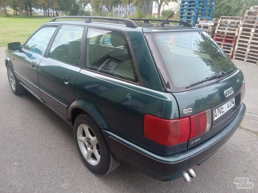 Green Audi 80 1993 in Siauliai, with an engine capacity of 1.90 L and mileage of 213 thousand km for 990 €, photo 9 on AUTOMOTO.COM.LV
