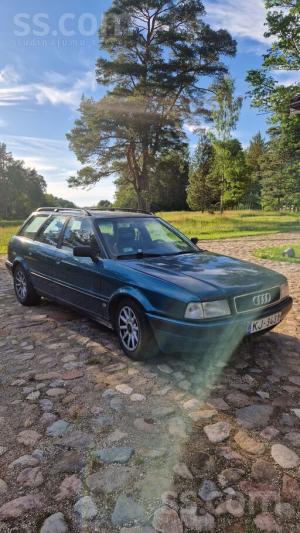 Zaļš Audi 80 1994 Rīga, ar dzinēja tilpumu 1.90 L un nobraukumu 370 tūkst. km par 450 €, foto  vietnē AUTOMOTO.COM.LV