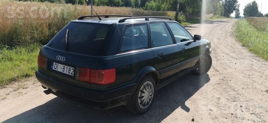Green Audi 80 1994 in Valmiera, with an engine capacity of 2.00 L and mileage of 310 thousand km for 450 €, photo 3 on AUTOMOTO.COM.LV