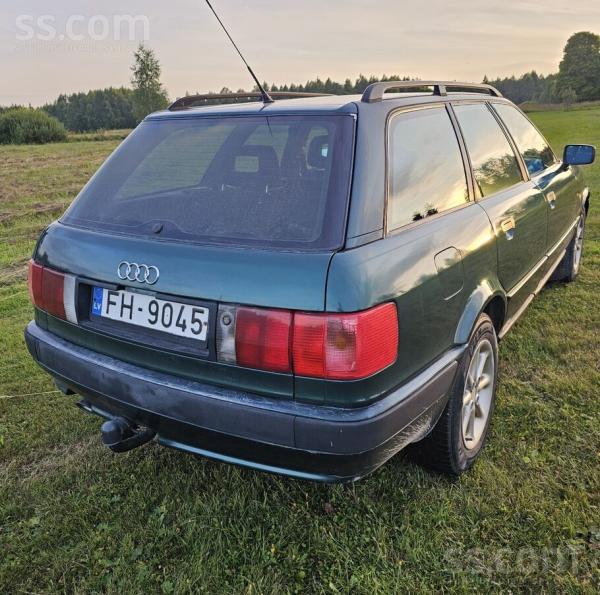 Green Audi 80 1994 in Aluksne, with an engine capacity of 2.00 L and mileage of 650 thousand km for 1299 €, photo 3 on AUTOMOTO.COM.LV