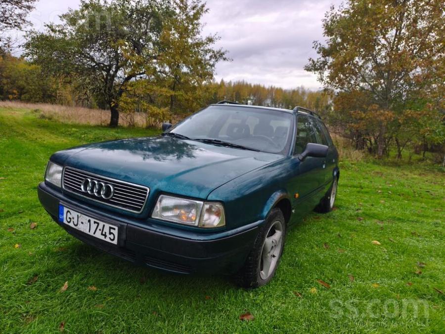 Zaļš Audi 80 1994 Rīga, ar dzinēja tilpumu 2.00 L un nobraukumu 526 tūkst. km par 1300 €, foto 1 vietnē AUTOMOTO.COM.LV