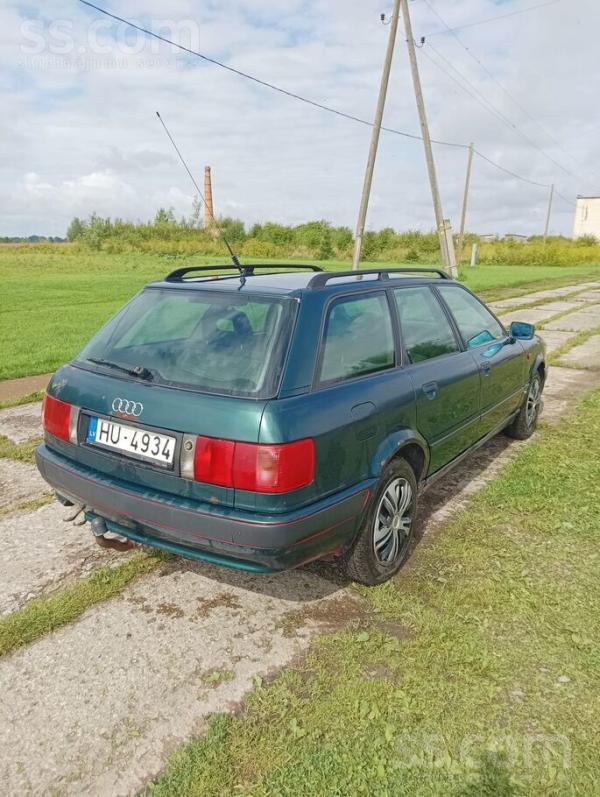 Зеленый Ауди 80 1995 в Бауска, объемом двигателя 1.90 л и пробегом 600 тыс. км за 800 €, фото 3 на AUTOMOTO.COM.LV