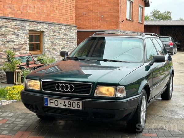 Green Audi 80 1995 in Kraslava, with an engine capacity of 1.90 L and mileage of 356 thousand km for 700 €, photo 1 on AUTOMOTO.COM.LV