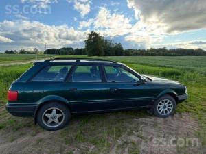Green Audi 80 1995 in Bauska, with an engine capacity of 1.90 L and mileage of 397 thousand km for 940 €, photo 4 on AUTOMOTO.COM.LV