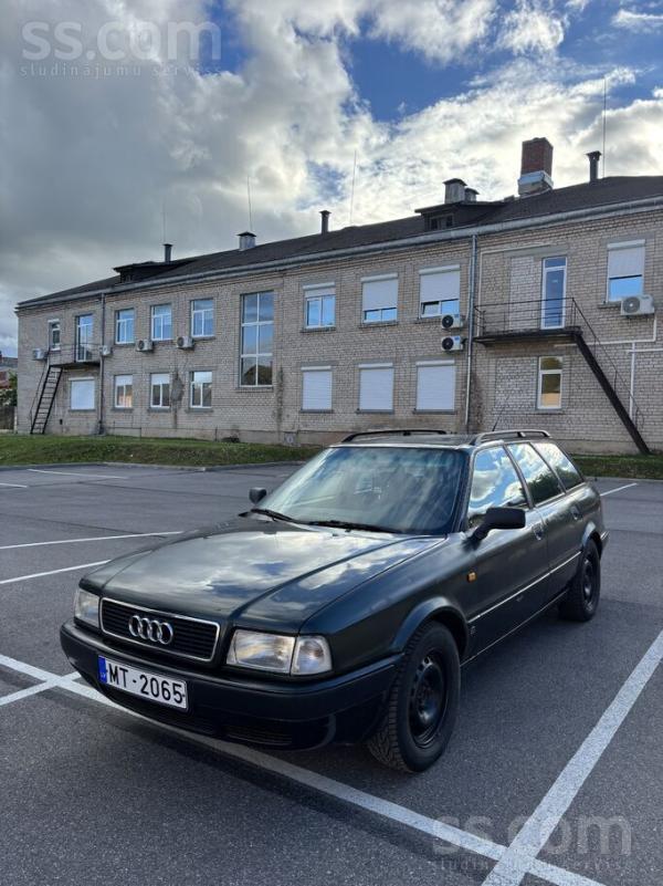 Zaļš Audi 80 1995 Alūksne, ar dzinēja tilpumu 1.60 L un nobraukumu 459 tūkst. km par 1300 €, foto 1 vietnē AUTOMOTO.COM.LV