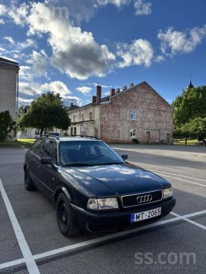 Zaļš Audi 80 1995 Alūksne, ar dzinēja tilpumu 1.60 L un nobraukumu 459 tūkst. km par 1300 €, foto 3 vietnē AUTOMOTO.COM.LV