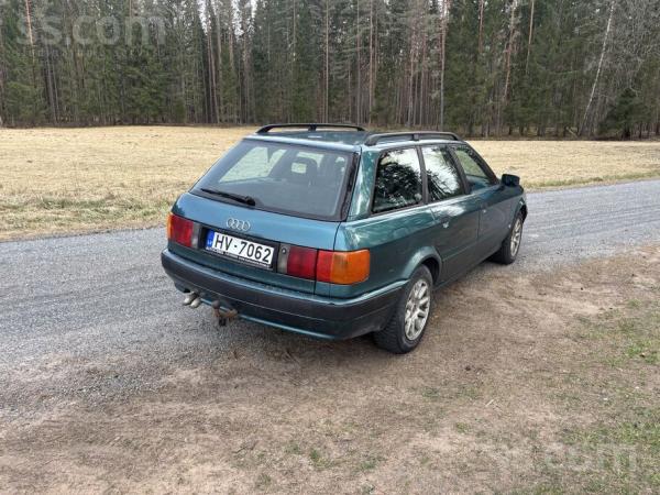 Зеленый Ауди 80 1996 в Цесис, объемом двигателя 1.90 л и пробегом 326 тыс. км за 950 €, фото 3 на AUTOMOTO.COM.LV