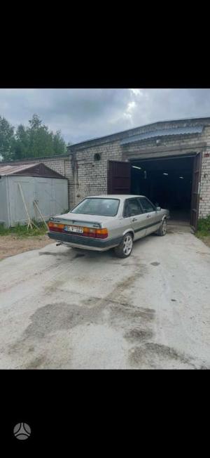 Pelēks Audi 80 1986 Alīta, ar dzinēja tilpumu 1.80 L un nobraukumu 200 tūkst. km par 2200 €, foto  vietnē AUTOMOTO.COM.LV