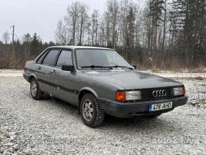 Grey Audi 80 1986 in Johvi, with an engine capacity of 1.60 L and mileage of 196 thousand km for 1299 €, photo  on AUTOMOTO.COM.LV