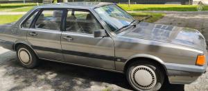 Grey Audi 80 1986 in Alytus, with an engine capacity of 1.60 L and mileage of 223 thousand km for 2500 €, photo 8 on AUTOMOTO.COM.LV