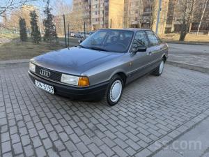 Pelēks Audi 80 1987 Rīga, ar dzinēja tilpumu 1.80 L un nobraukumu 133 tūkst. km par 1700 €, foto  vietnē AUTOMOTO.COM.LV