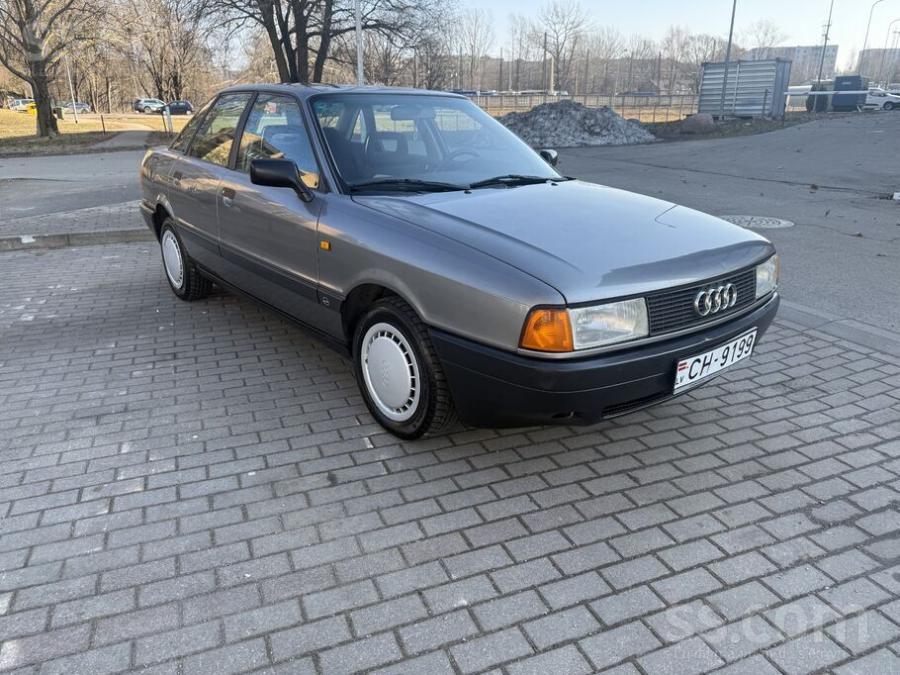 Pelēks Audi 80 1987 Rīga, ar dzinēja tilpumu 1.80 L un nobraukumu 133 tūkst. km par 1700 €, foto 5 vietnē AUTOMOTO.COM.LV
