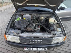 Pelēks Audi 80 1987 Rīga, ar dzinēja tilpumu 1.80 L un nobraukumu 133 tūkst. km par 1700 €, foto 13 vietnē AUTOMOTO.COM.LV