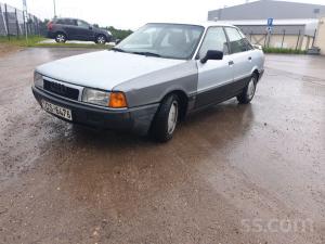 Grey Audi 80 1989 in Rezekne, with an engine capacity of 1.80 L and mileage of 196 thousand km for 500 €, photo 3 on AUTOMOTO.COM.LV