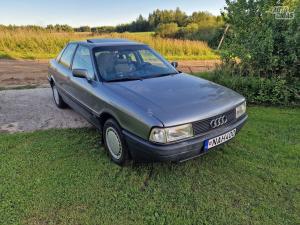 Grey Audi 80 1991 in Visaginas, with an engine capacity of 1.90 L and mileage of 310 thousand km for 1050 €, photo 4 on AUTOMOTO.COM.LV