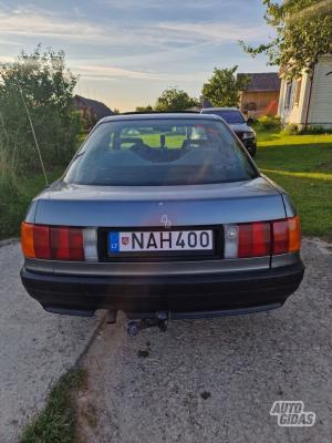 Grey Audi 80 1991 in Visaginas, with an engine capacity of 1.90 L and mileage of 310 thousand km for 1050 €, photo 7 on AUTOMOTO.COM.LV