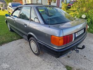 Grey Audi 80 1991 in Visaginas, with an engine capacity of 1.90 L and mileage of 310 thousand km for 1050 €, photo 8 on AUTOMOTO.COM.LV