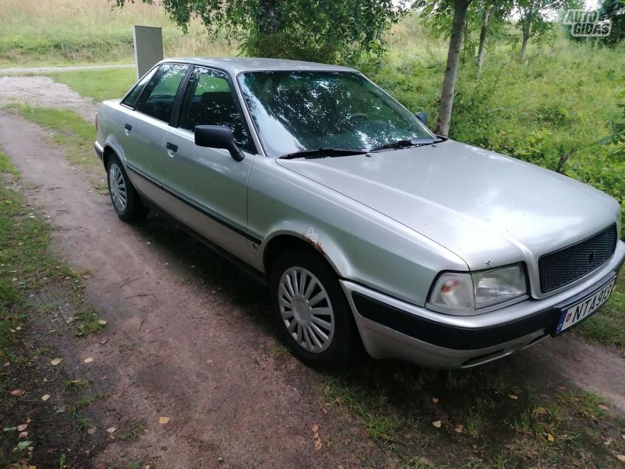 Серый Ауди 80 1992 в Молетай, объемом двигателя 2.00 л и пробегом 125 тыс. км за 650 €, фото 4 на AUTOMOTO.COM.LV