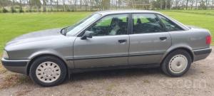 Pelēks Audi 80 1993 Rēzekne, ar dzinēja tilpumu 2.00 L un nobraukumu 273 tūkst. km par 950 €, foto  vietnē AUTOMOTO.COM.LV