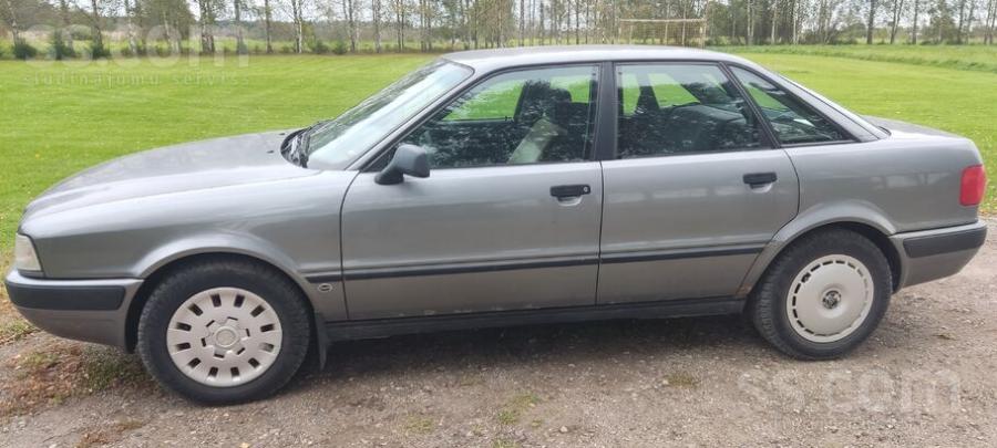 Pelēks Audi 80 1993 Rēzekne, ar dzinēja tilpumu 2.00 L un nobraukumu 273 tūkst. km par 950 €, foto 1 vietnē AUTOMOTO.COM.LV