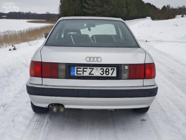 Grey Audi 80 1994 in Elektrenai, with an engine capacity of 1.90 L and mileage of 350 thousand km for 399 €, photo 6 on AUTOMOTO.COM.LV