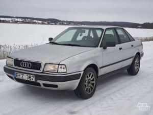 Grey Audi 80 1994 in Elektrenai, with an engine capacity of 1.90 L and mileage of 350 thousand km for 399 €, photo 7 on AUTOMOTO.COM.LV
