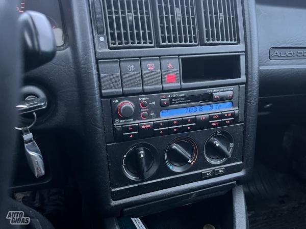 Grey Audi 80 1994 in Vilnius, with an engine capacity of 1.90 L and mileage of 299 thousand km for 1350 €, photo 9 on AUTOMOTO.COM.LV