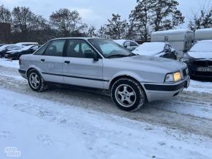 Grey Audi 80 1994 in Vilnius, with an engine capacity of 1.90 L and mileage of 299 thousand km for 1350 €, photo 13 on AUTOMOTO.COM.LV