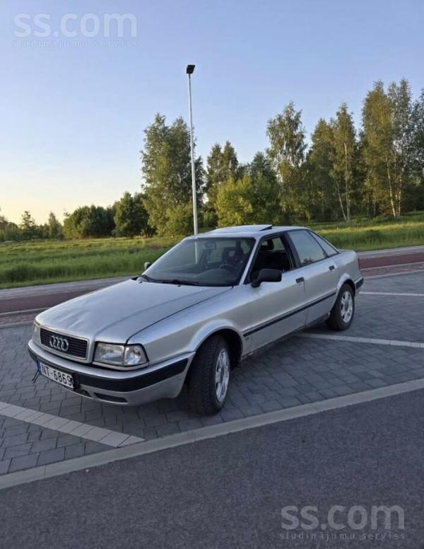 Grey Audi 80 1994 in Dobele, with an engine capacity of 1.90 L and mileage of 0 thousand km for 800 €, photo 2 on AUTOMOTO.COM.LV