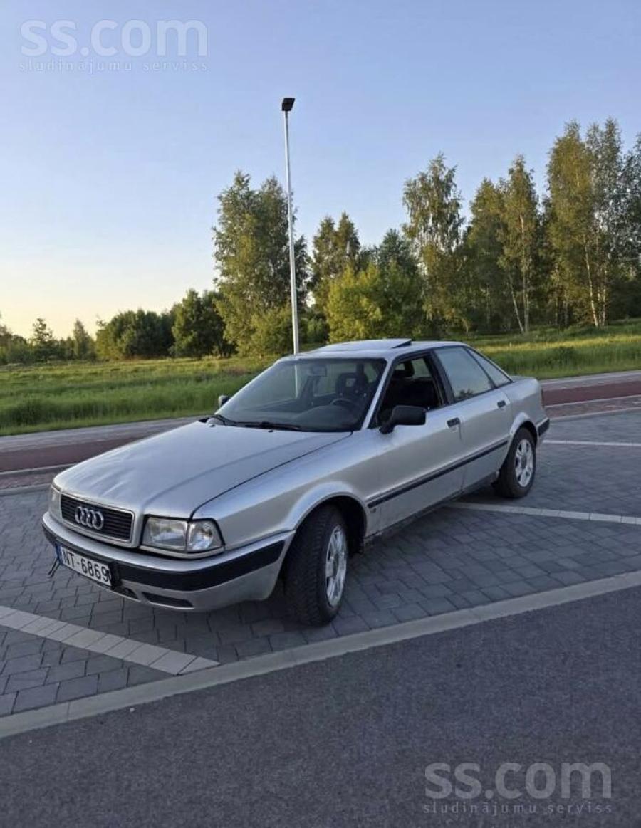 Pelēks Audi 80 1994 Dobele, ar dzinēja tilpumu 1.90 L un nobraukumu 0 tūkst. km par 800 €, foto 3 vietnē AUTOMOTO.COM.LV