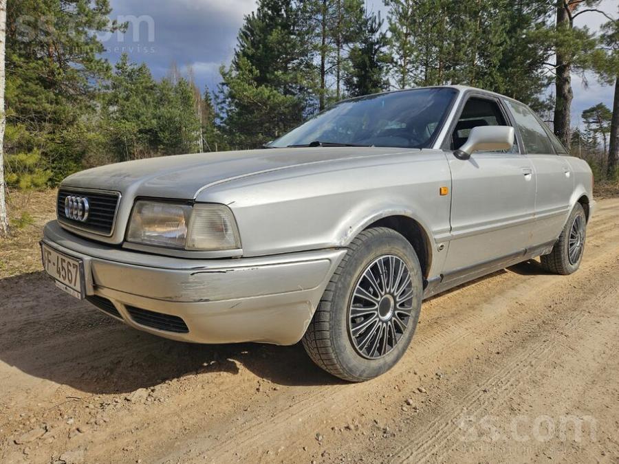 Pelēks Audi 80 1994 Bauska, ar dzinēja tilpumu 1.90 L un nobraukumu 336 tūkst. km par 1100 €, foto 1 vietnē AUTOMOTO.COM.LV