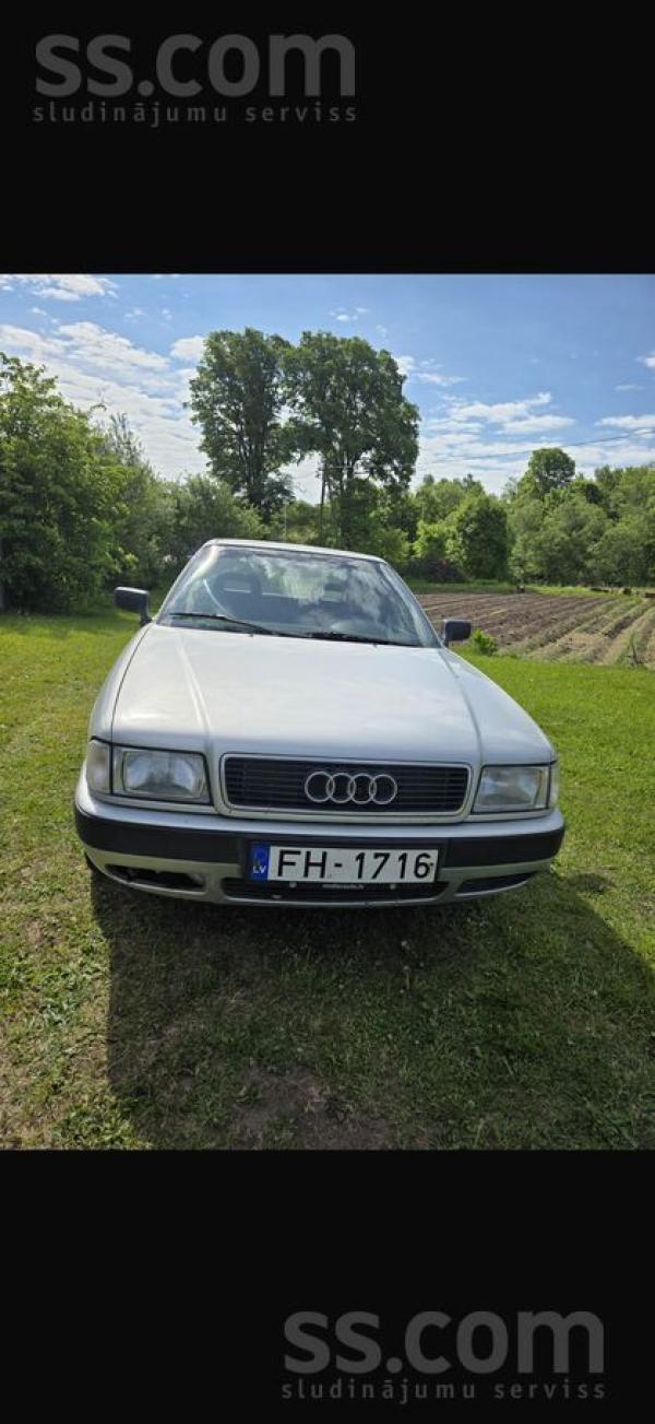 Pelēks Audi 80 1994 Cēsis, ar dzinēja tilpumu 1.90 L un nobraukumu 369 tūkst. km par 650 €, foto 1 vietnē AUTOMOTO.COM.LV