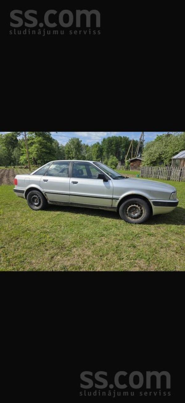 Pelēks Audi 80 1994 Cēsis, ar dzinēja tilpumu 1.90 L un nobraukumu 369 tūkst. km par 650 €, foto 2 vietnē AUTOMOTO.COM.LV
