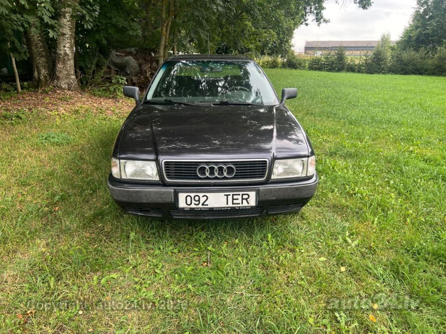 Grey Audi 80 1994 in Tallinn, with an engine capacity of 2.00 L and mileage of 252 thousand km for 850 €, photo 4 on AUTOMOTO.COM.LV