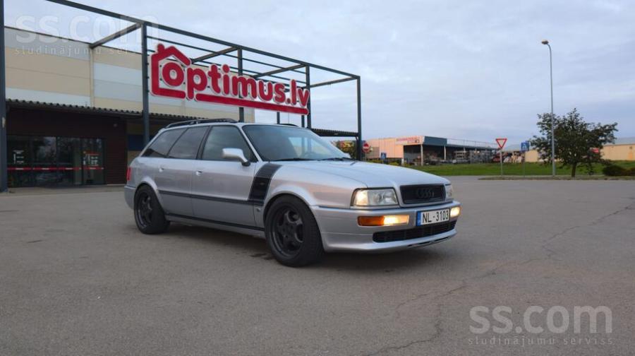 Pelēks Audi 80 1992 Tukums, ar dzinēja tilpumu 2.30 L un nobraukumu 307 tūkst. km par 5200 €, foto 4 vietnē AUTOMOTO.COM.LV