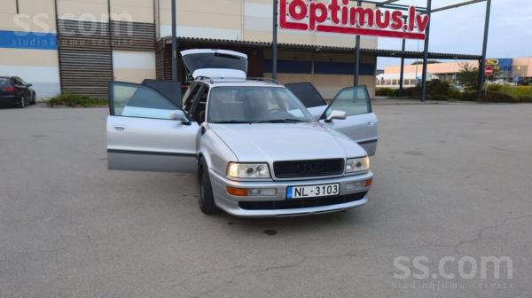Pelēks Audi 80 1992 Tukums, ar dzinēja tilpumu 2.30 L un nobraukumu 307 tūkst. km par 5200 €, foto 8 vietnē AUTOMOTO.COM.LV