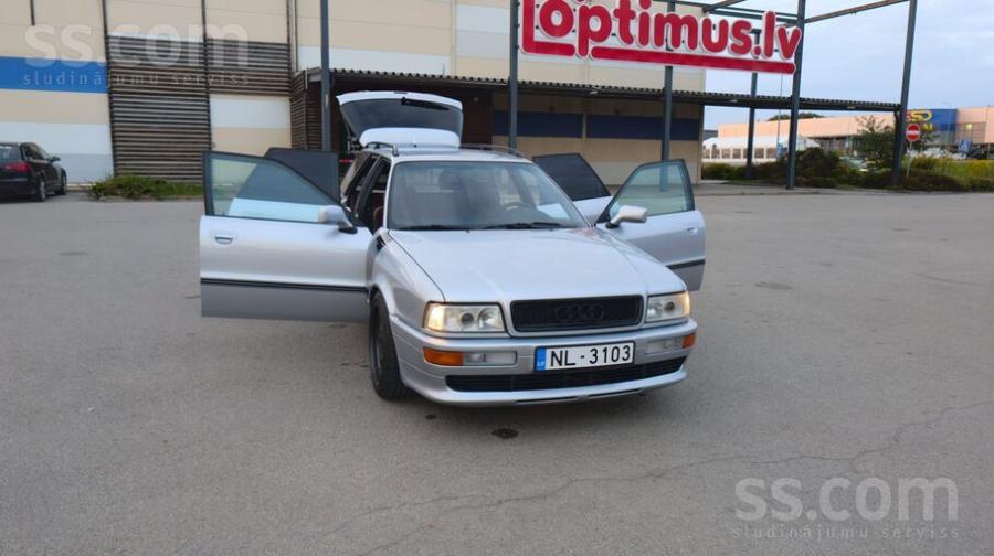 Pelēks Audi 80 1992 Tukums, ar dzinēja tilpumu 2.30 L un nobraukumu 307 tūkst. km par 5200 €, foto 9 vietnē AUTOMOTO.COM.LV