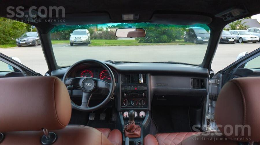 Pelēks Audi 80 1992 Tukums, ar dzinēja tilpumu 2.30 L un nobraukumu 307 tūkst. km par 5200 €, foto 17 vietnē AUTOMOTO.COM.LV