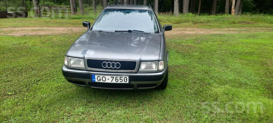 Grey Audi 80 1993 in Daugavpils, with an engine capacity of 1.90 L and mileage of 0 thousand km for 1050 €, photo 1 on AUTOMOTO.COM.LV