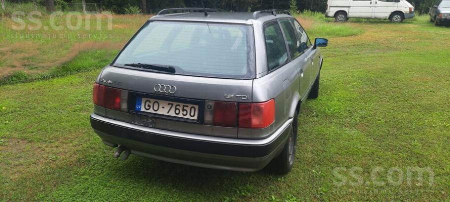 Grey Audi 80 1993 in Daugavpils, with an engine capacity of 1.90 L and mileage of 0 thousand km for 1050 €, photo 3 on AUTOMOTO.COM.LV