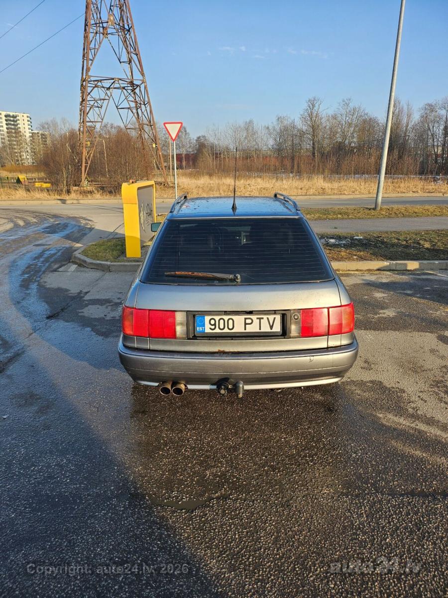 Grey Audi 80 1994 in Tallinn, with an engine capacity of 2.80 L and mileage of 410 thousand km for 3500 €, photo 4 on AUTOMOTO.COM.LV