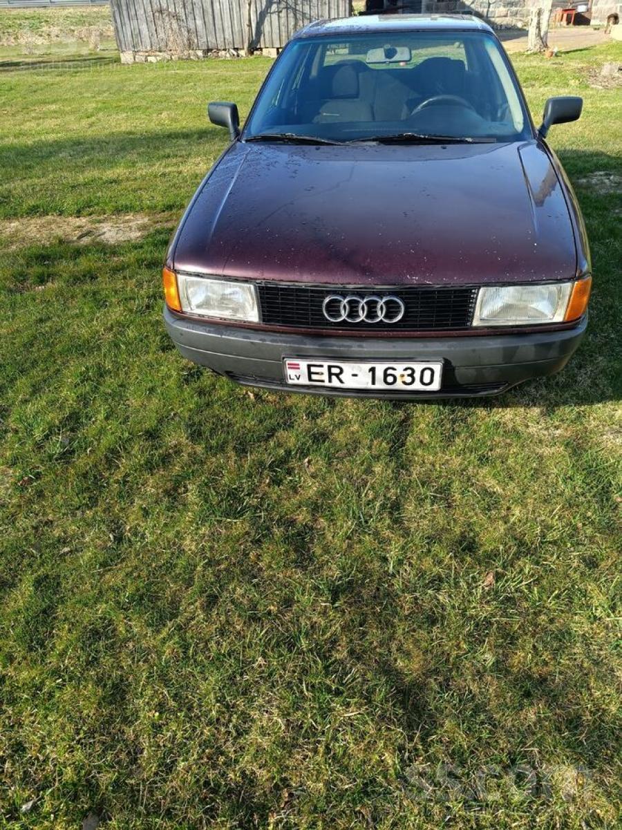 Red Audi 80 1991 in Rezekne, with an engine capacity of 1.80 L and mileage of 538 thousand km for 800 €, photo 5 on AUTOMOTO.COM.LV