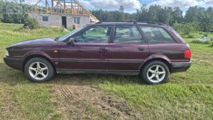 Red Audi 80 1996 in Jelgava, with an engine capacity of 1.60 L and mileage of 227 thousand km for 1100 €, photo 1 on AUTOMOTO.COM.LV